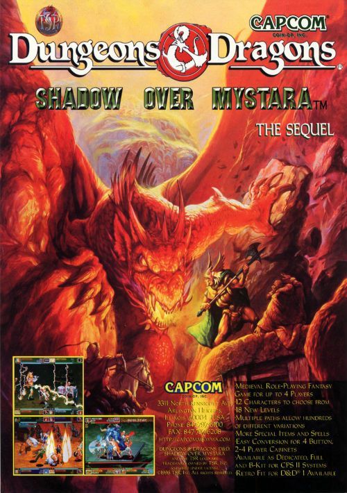 Dungeons & Dragons - Shadow over Mystara (USA 960619) ROM Download - M ...