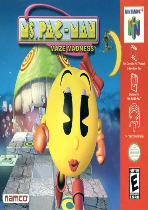 Ms. Pac-Man - Maze Madness ROM Download - Nintendo 64(N64)