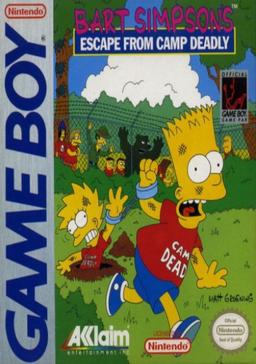 Simpsons, The - Escape From Camp Deadly ROM Download - Nintendo GameBoy(GB)