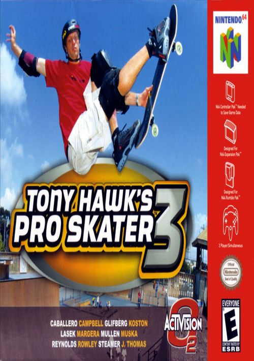 Tony Hawk's Pro Skater 2 ROM Download - Nintendo 64(N64)