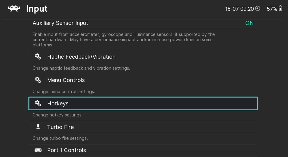 Configuring Controls and Hotkeys on Retroarch